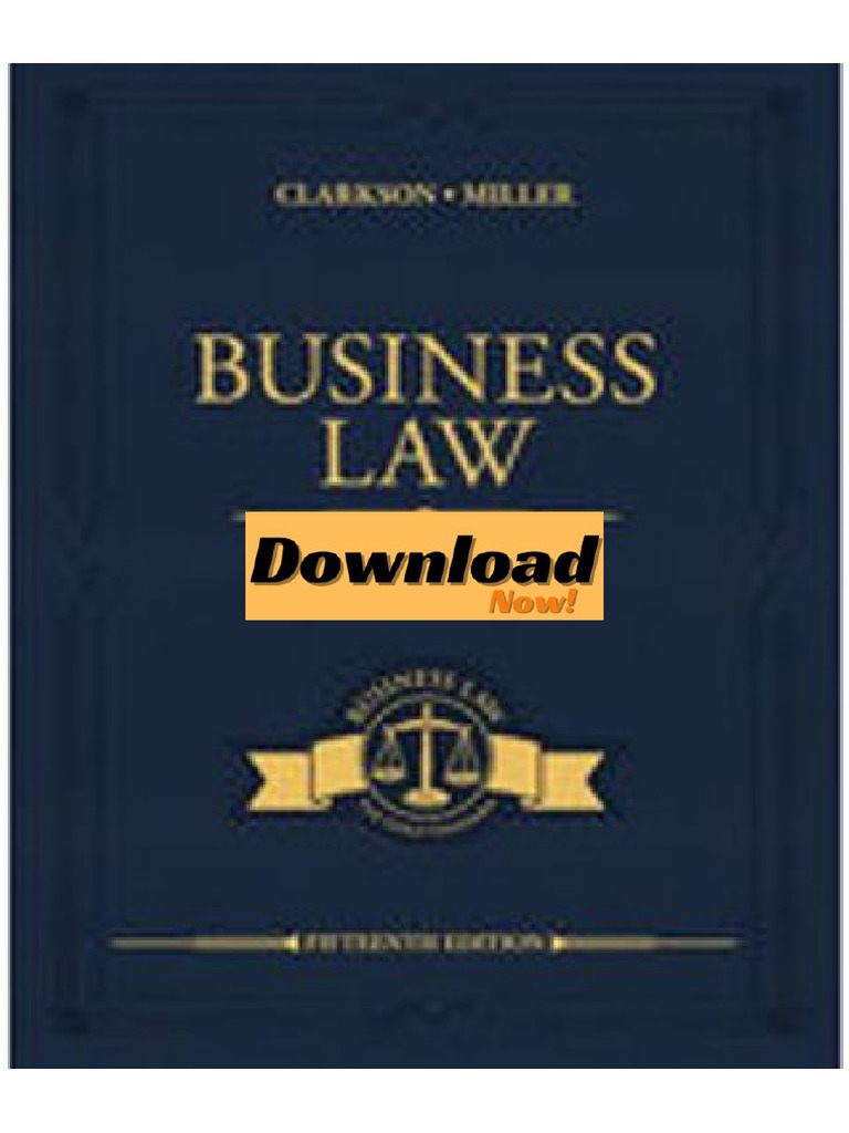 Testbank and Solutions for Business Law Text and Cases 15th Edition ...