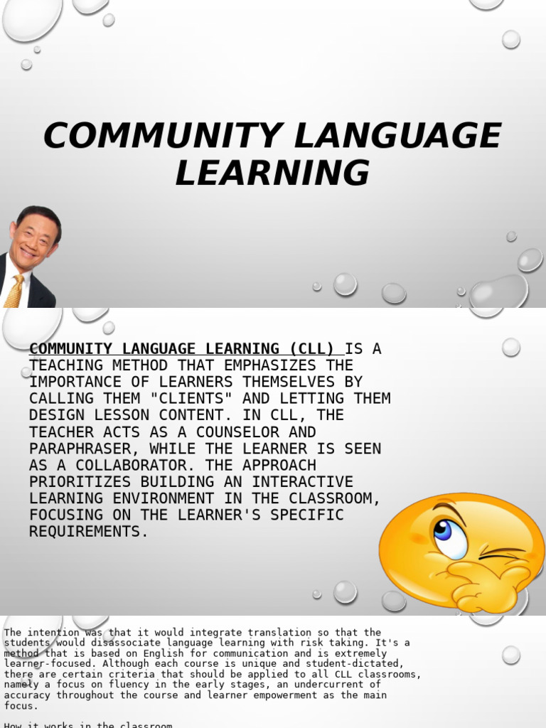 Community Language Learning Method | PDF | Learning | Language Acquisition