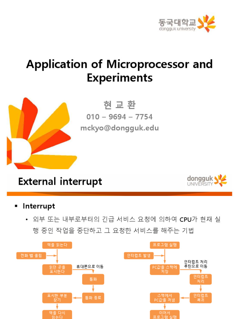 9.Microprocessor External Interrupt | PDF