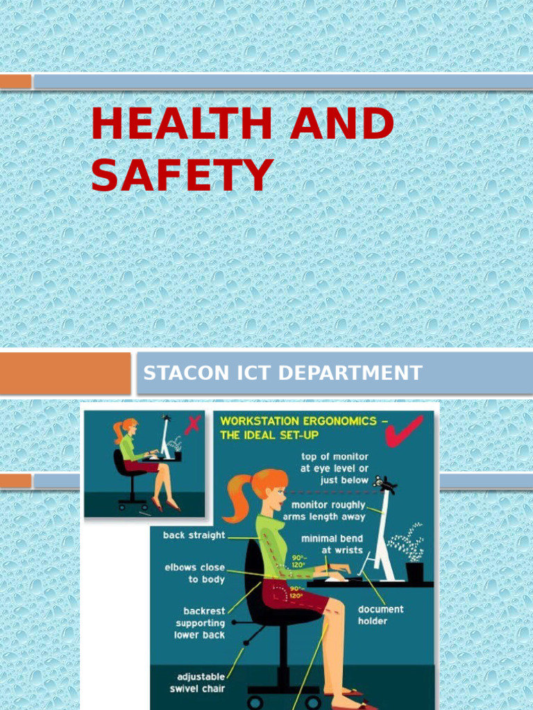ICT Health and Safety Guidelines | PDF | Thrombosis | Diseases And ...