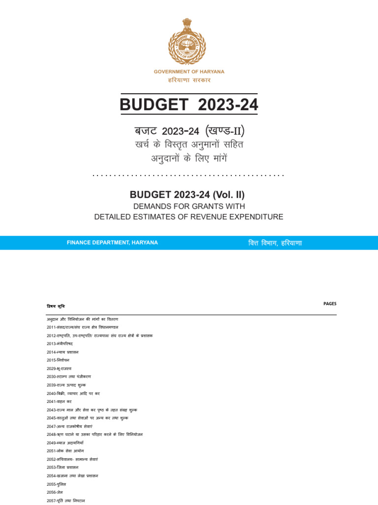 Budget 2023-24: CTV 2023 24 (K.M | PDF | Taxes | Excise