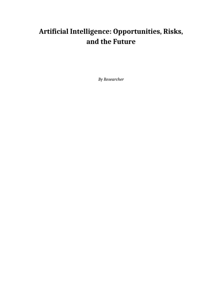 Research 5 Artificial Intelligence | PDF