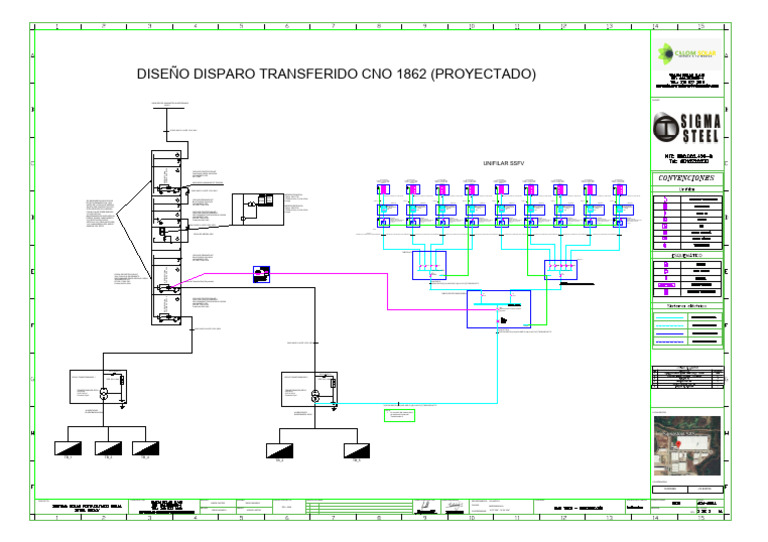 Planos ID Sigma Steel V2-0013-CNO | PDF | Energia electrica | Ingenieria Eléctrica