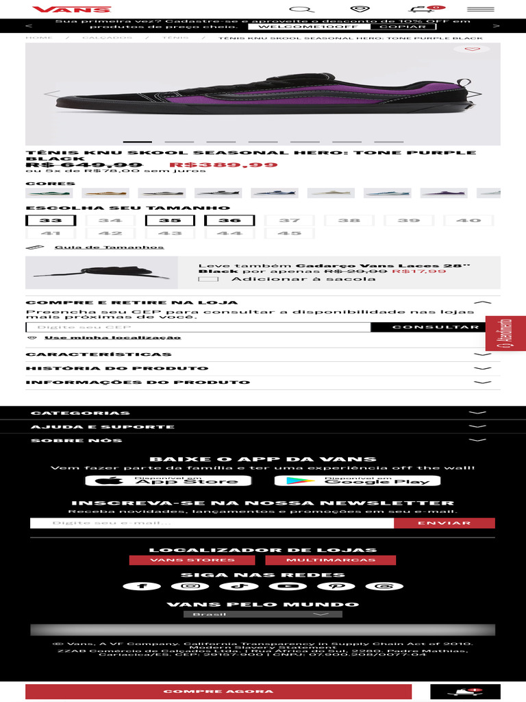 Tênis Knu Skool | PDF