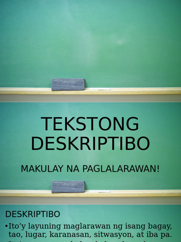 Tekstong Deskriptibo | PDF