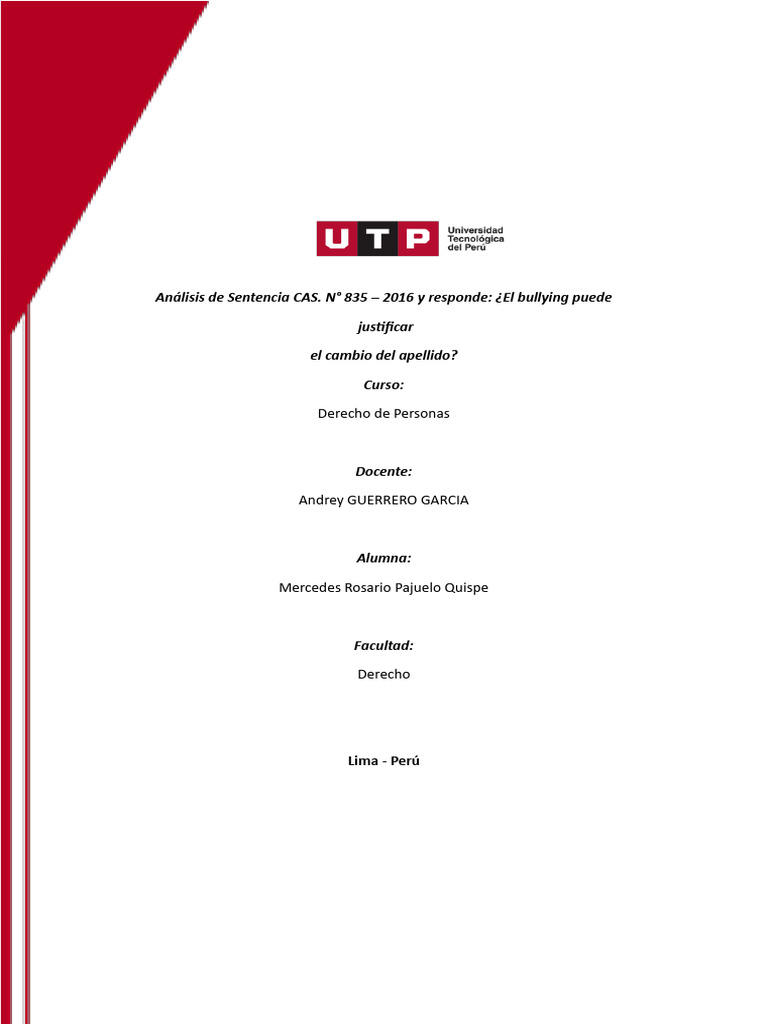 S05 - Tarea | PDF | Sicología | Justicia