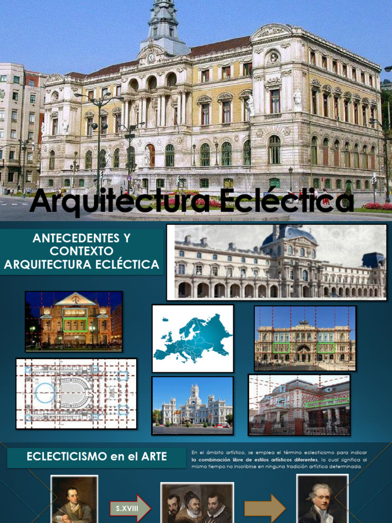 Arquitectura Ecléctica | PDF | Estilos arquitectonicos | Diseño ambiental