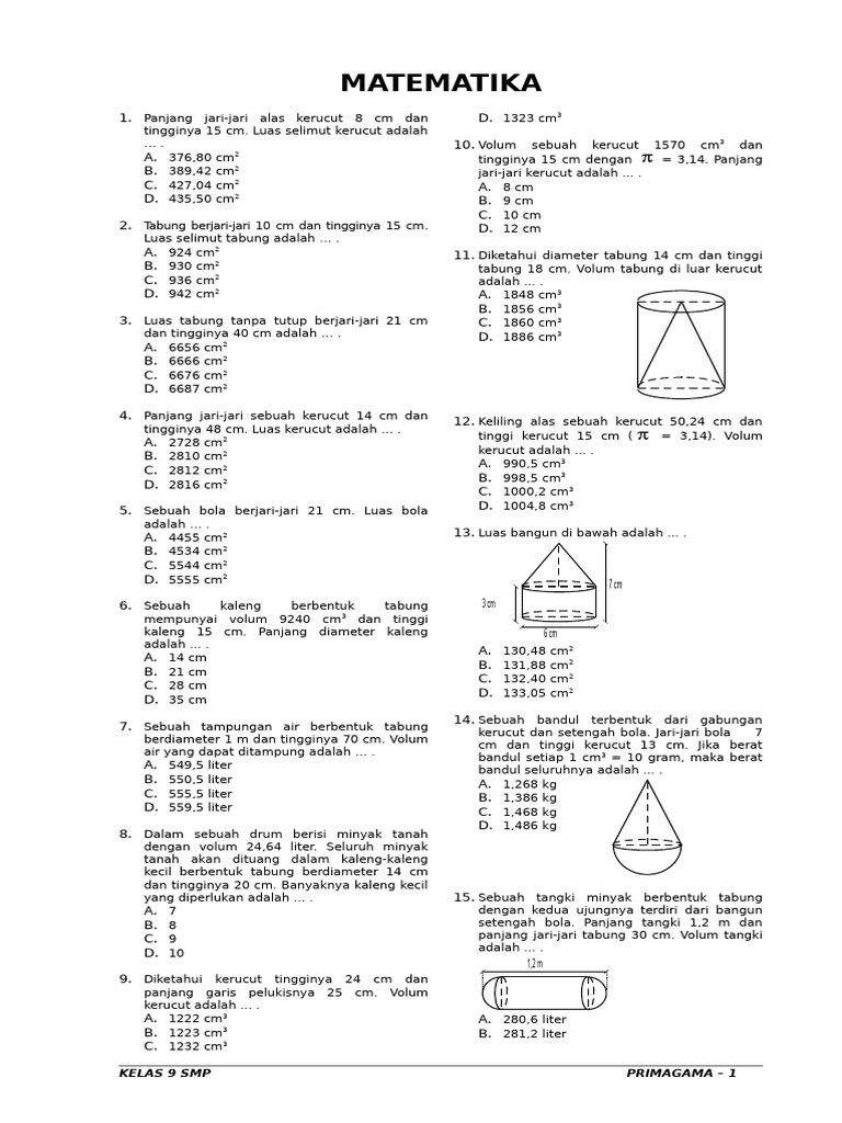 Mat 9 Smp Pdf