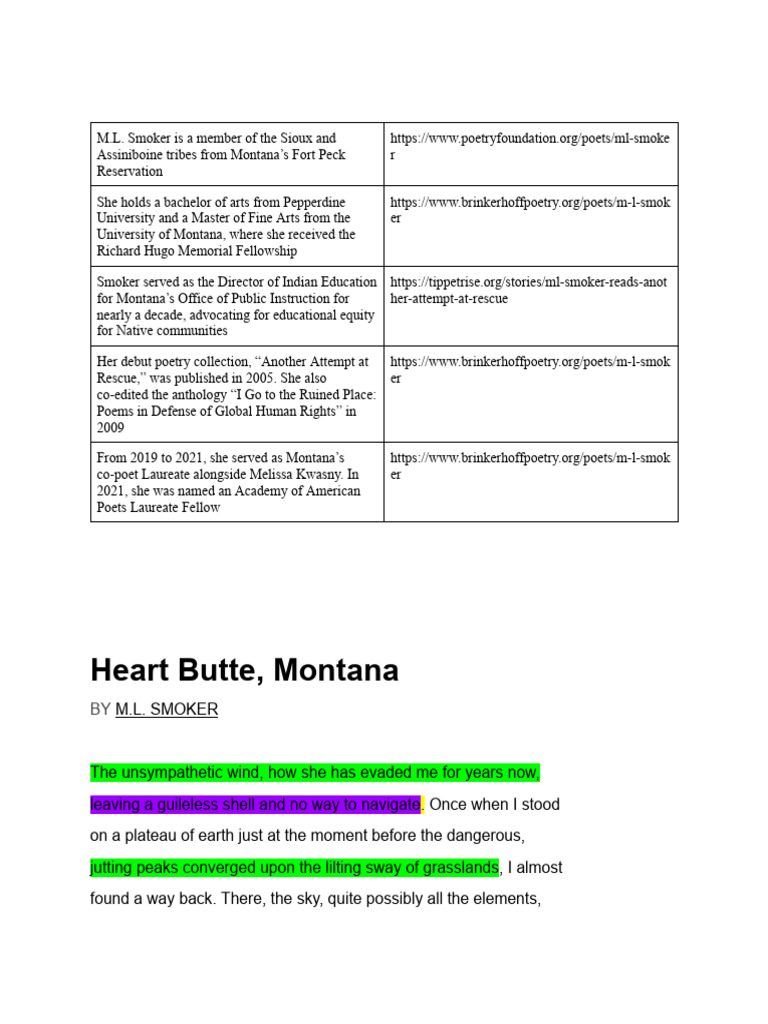 Heart Butte, Montana (FN) | PDF | Physical Geography | Earth Sciences