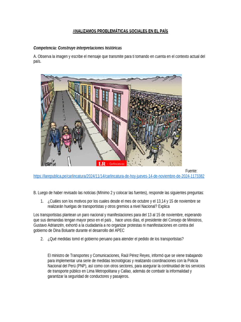 CC - SS. Sergio Neira 15.11 | PDF | Perú | Protesta