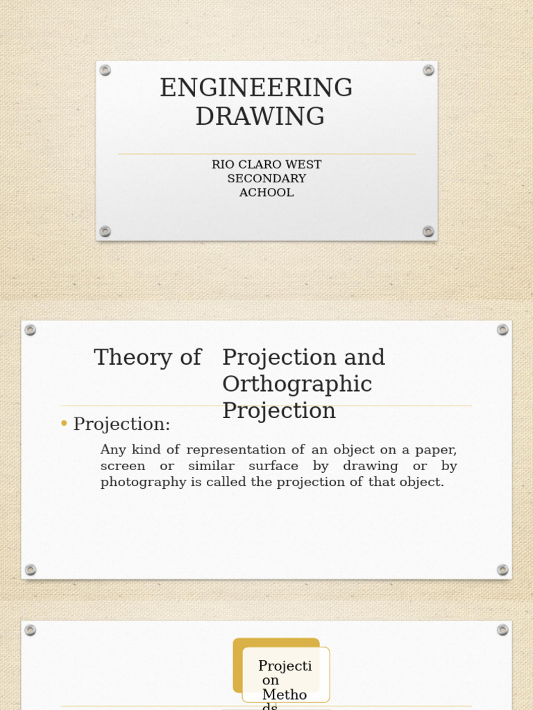 Orthographic Projection Techniques Guide | PDF | Geometry | Technical ...