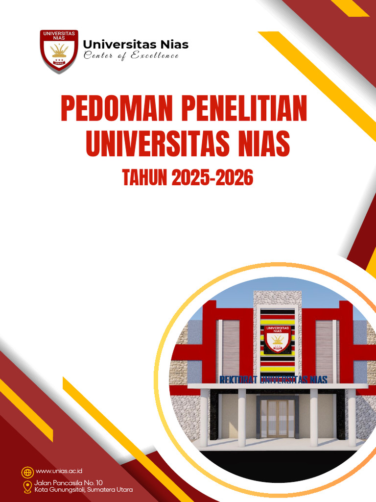 Pedoman Penelitian Universitas Nias Tahun 2025-2026 | PDF