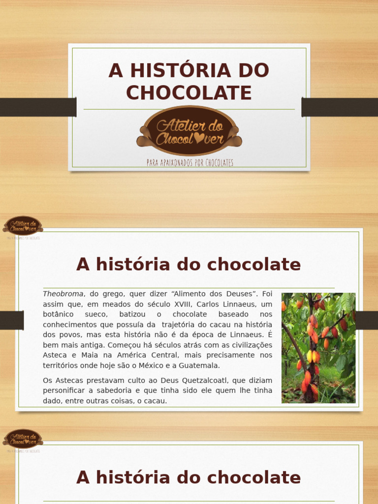 A Fascinante História do Chocolate | PDF | Chocolate