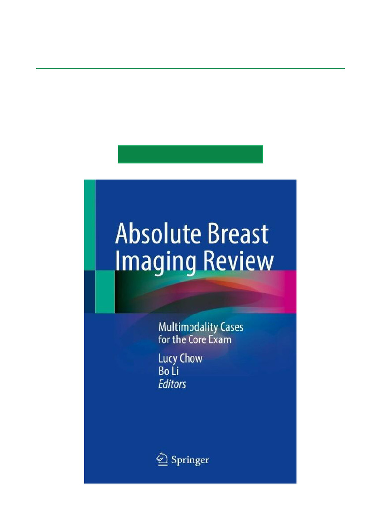 Absolute Breast Imaging Review Multimodality Cases For The Core Exam PDF | PDF | Mammography ...