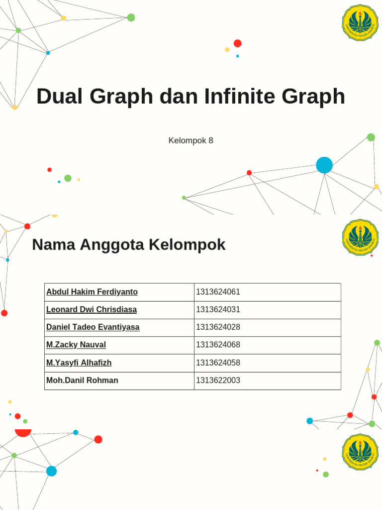 Graph Theory (Dual Graph & Infinite Graph) | PDF