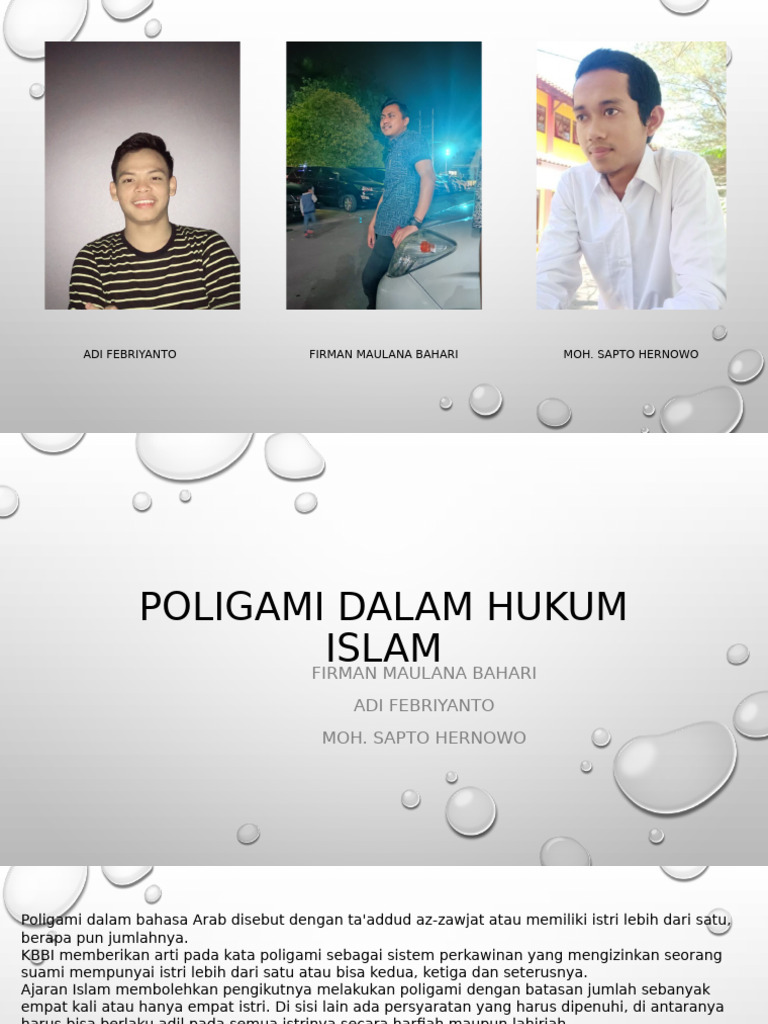 Poligami Dalam Hukum Islam | PDF