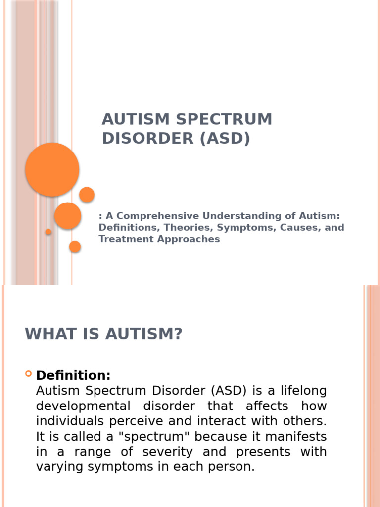 Autism Spectrum Disorder (ASD) JEFFY | PDF | Autism | Adolescence