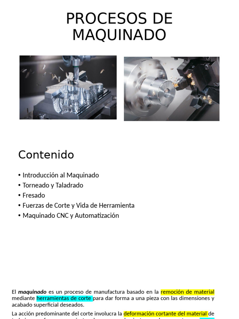 Procesos de Maquinado | PDF | Perforar | Mecanizado