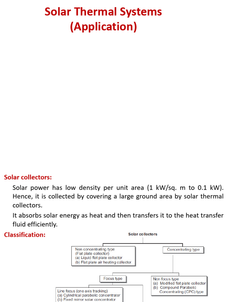 Solar Thermal Systems - To Share | PDF | Latent Heat | Solar Energy