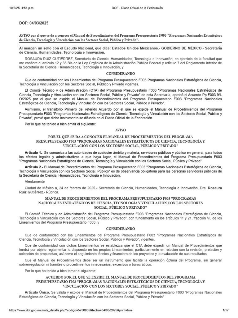 Manual F003 2025 | PDF | Transferencia bancaria | Presupuesto