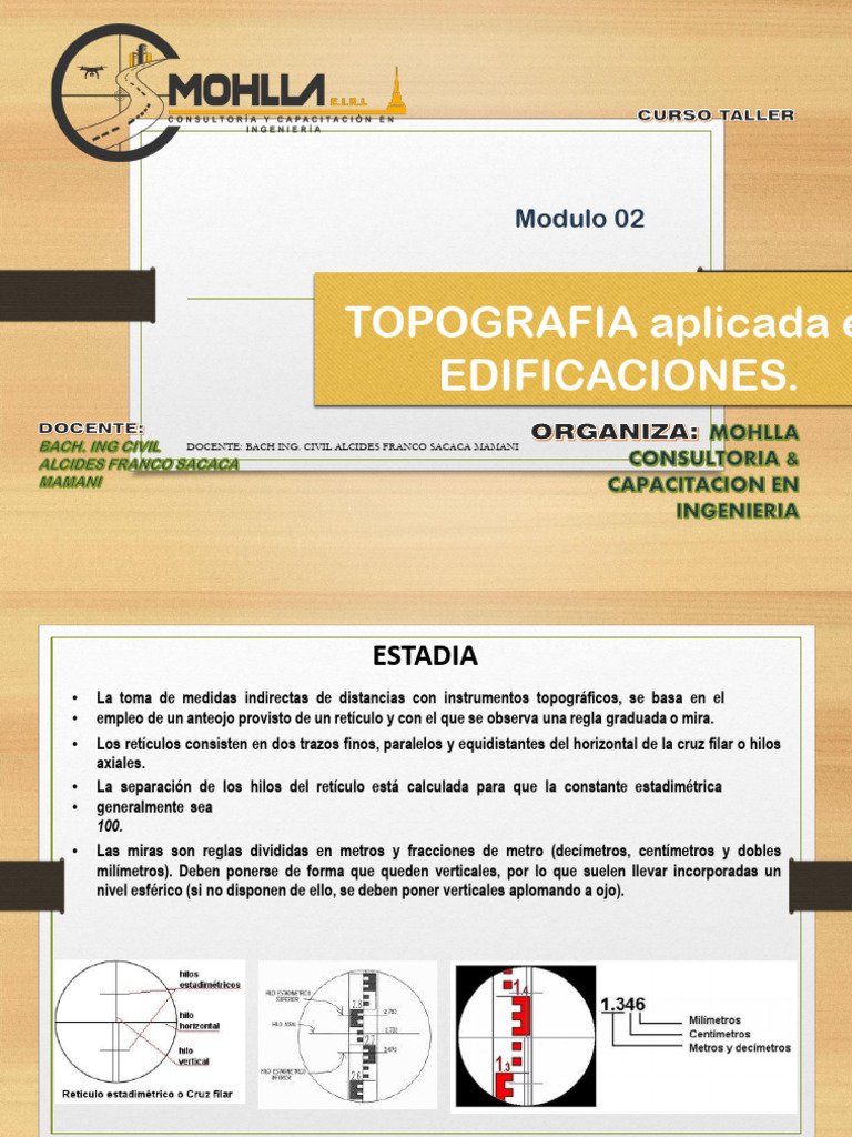Modulo Ii - Topografia en Edificaciones | PDF | Medida Geométrica | Altura