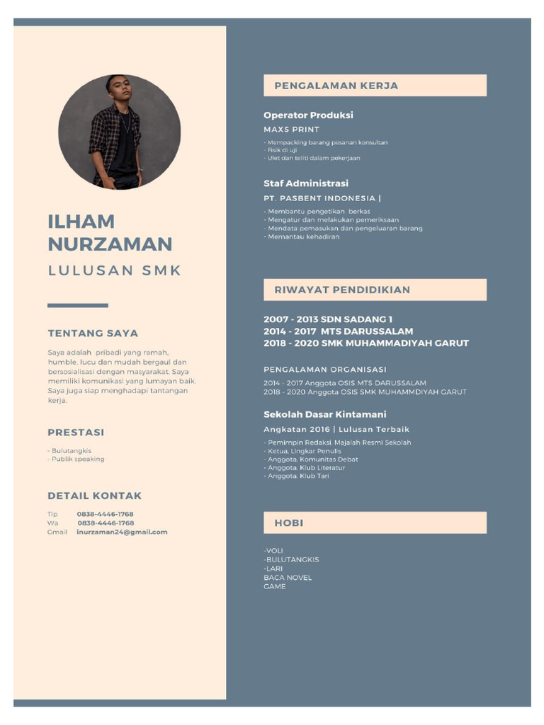 CV Ilham | PDF