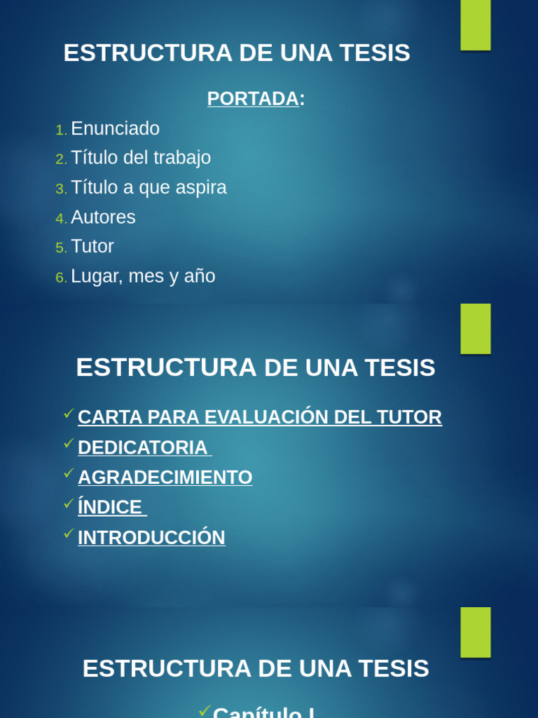Presentación para Tesis | PDF
