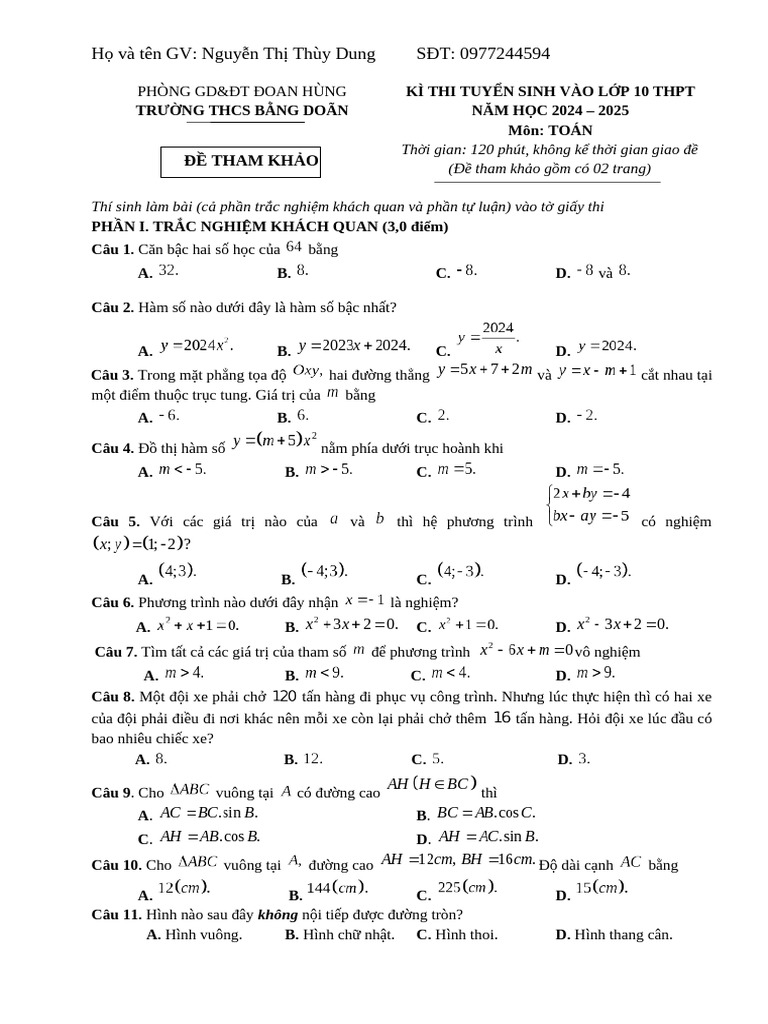 1. BẰNG DOÃN | PDF