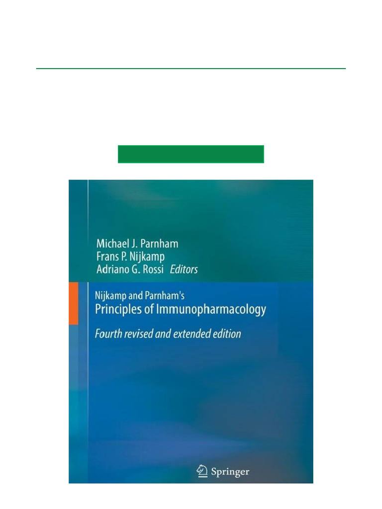 Nijkamp and Parnham's Principles of Immunopharmacology 4th Edition Unlimited Download | PDF ...