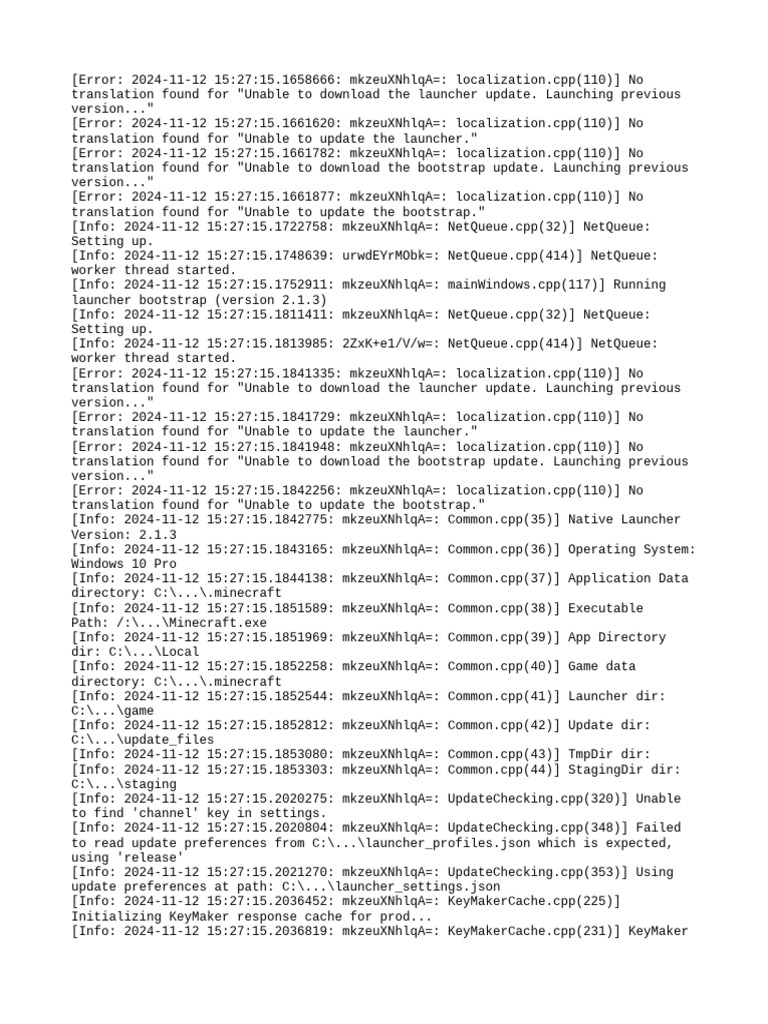 Launcher Log | PDF | Software Engineering | Operating System Families