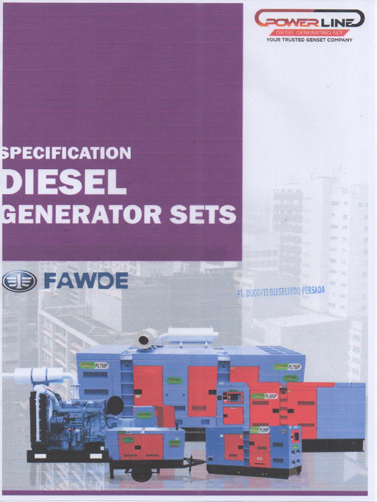 Spesifikasi 40 Kva Fawde | PDF
