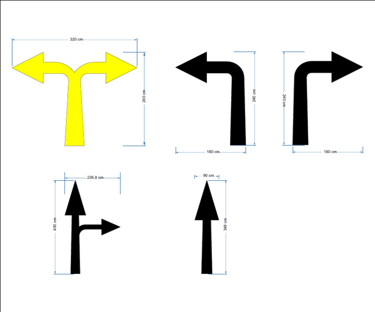 Ukuran Cetak Mal Arah Panah | PDF