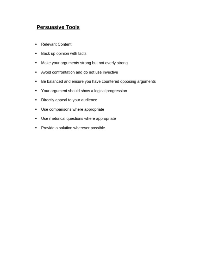 Persuasive Tools x1 | PDF