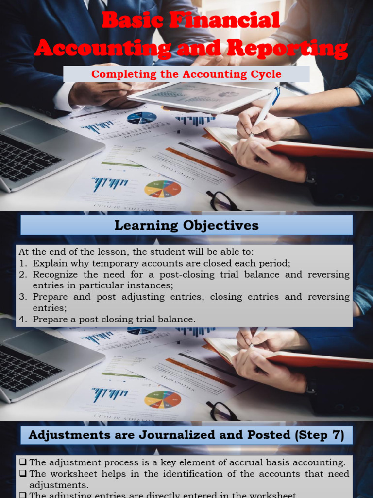 06 - Basic Financial Accounting and Reporting Completing The Accounting ...