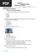 Grade 3 Creative Arts Notes | PDF | String Instruments | Bead