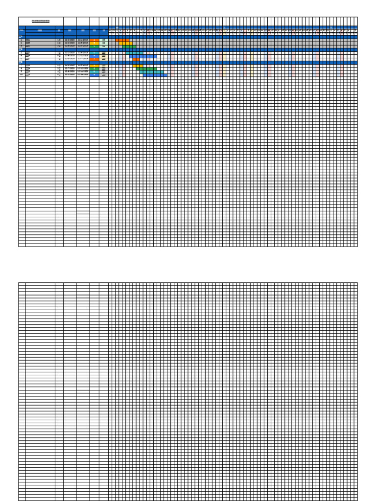 Gantt Chart Excel | PDF