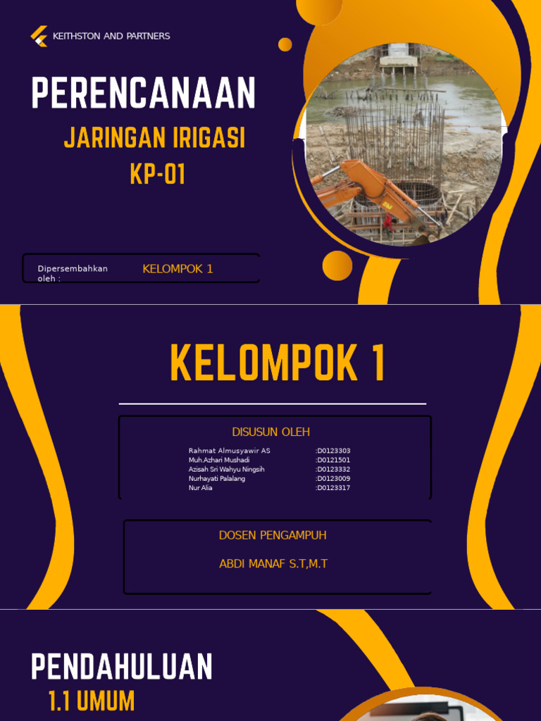 Kp1 Perencanaan Jaringan Irigasi 1 | PDF
