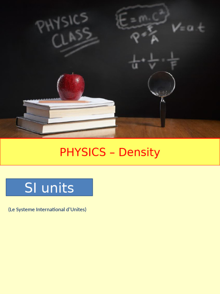 02 Density | PDF | Litre | Density