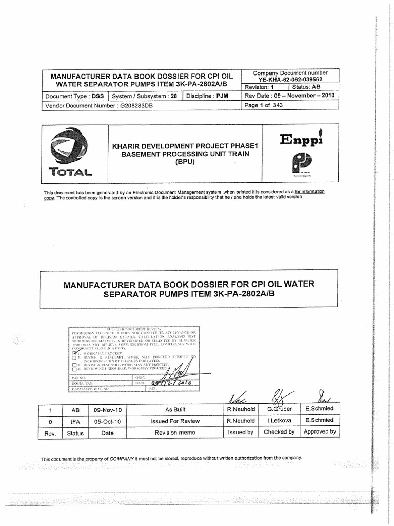 Ye-Kha-62-062-039562 Rev. 1 | PDF