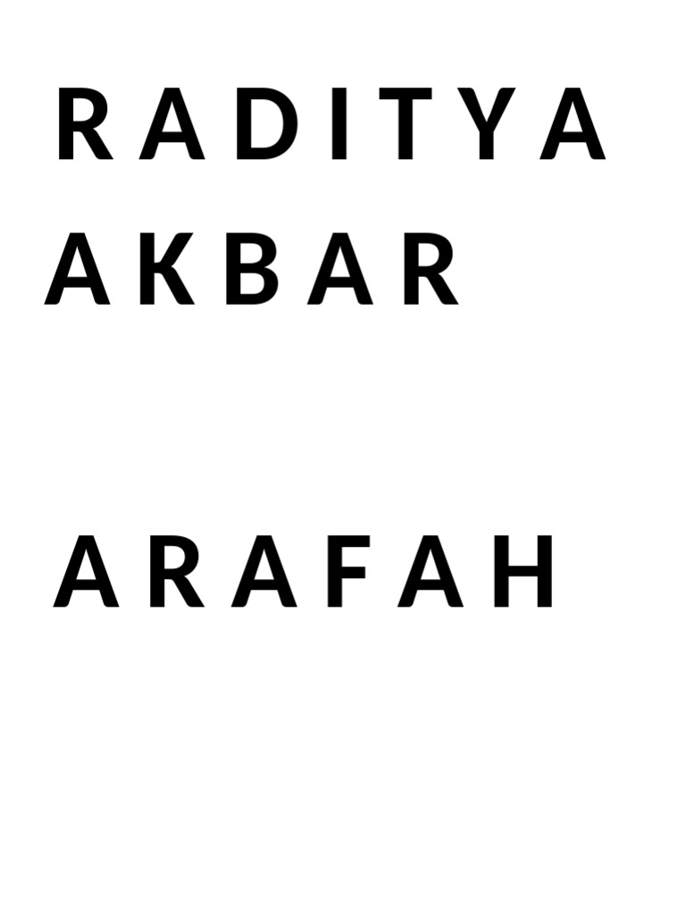Raditya Akbar | PDF