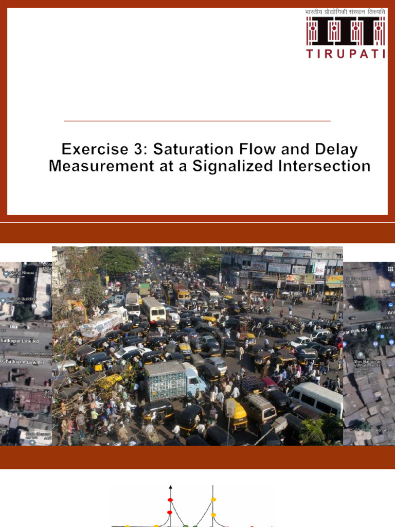 Saturation Flow and Delay Study | PDF | Intersection (Road)