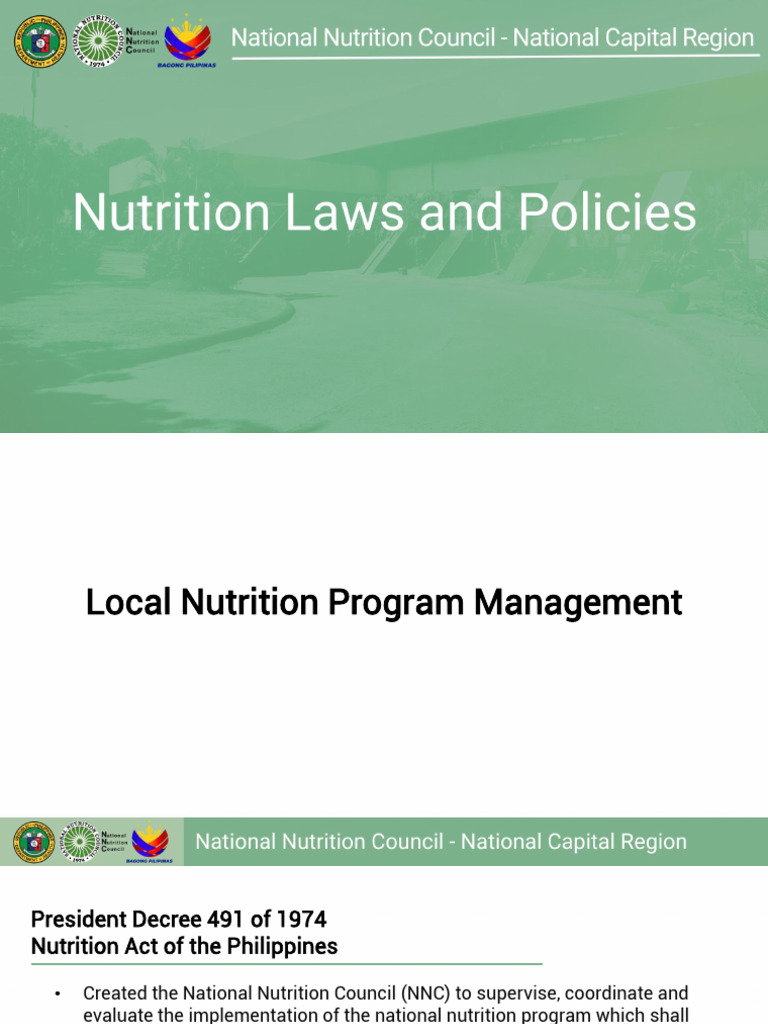 Local Nutrition Program Management Guide | PDF | Emergency | Wash