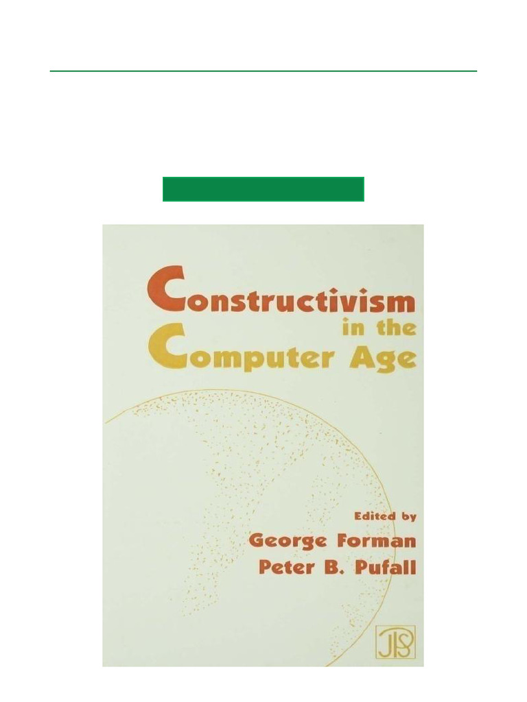 Constructivism in The Computer Age - 1st Edition Scribd Download | PDF | Constructivism ...