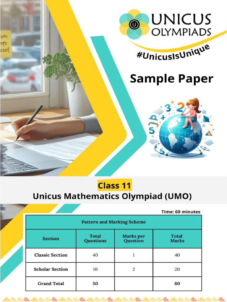 UMO-Sample-Paper-for-Class-11-1 | PDF