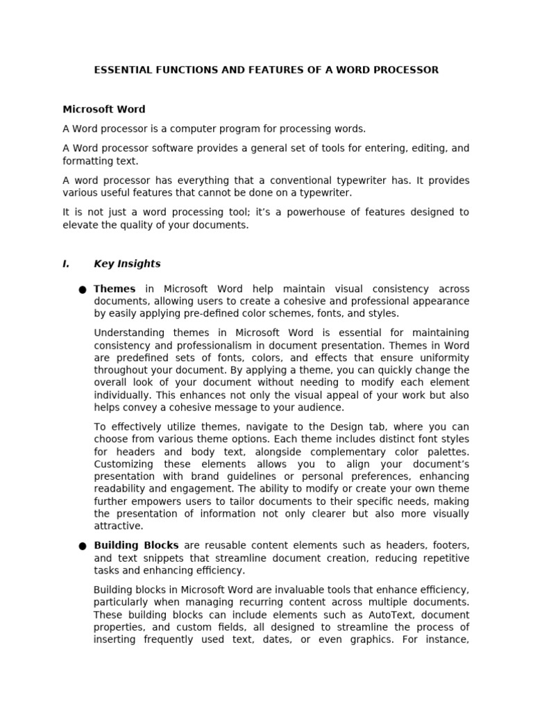 Essential-Functions-and-Features-of-a-Word-Processor-Lecture-Notes (1 ...