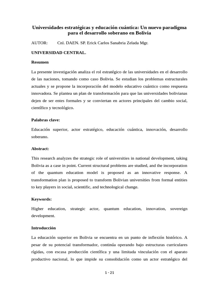 001 ROL EDUC. SUP. PENSAMIENTO ESTRATEGICO Y GEOPOLITICO | PDF | Plan de estudios | Planificación