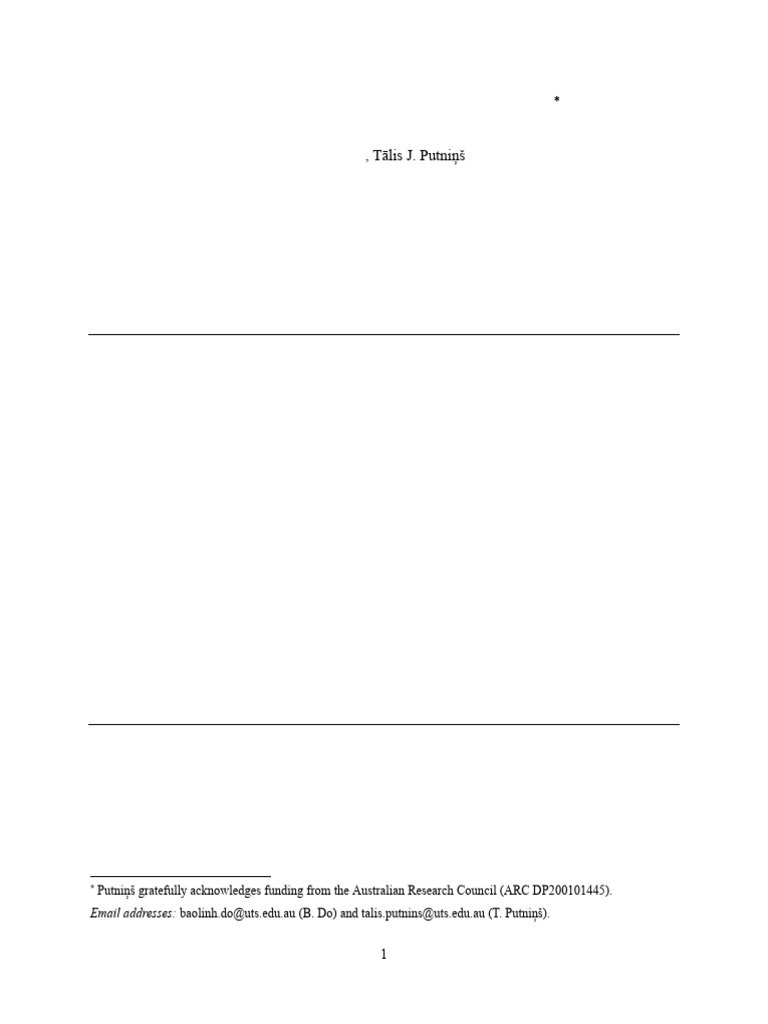 Detecting Layering and Spoofing in Markets | PDF | New York Mercantile ...