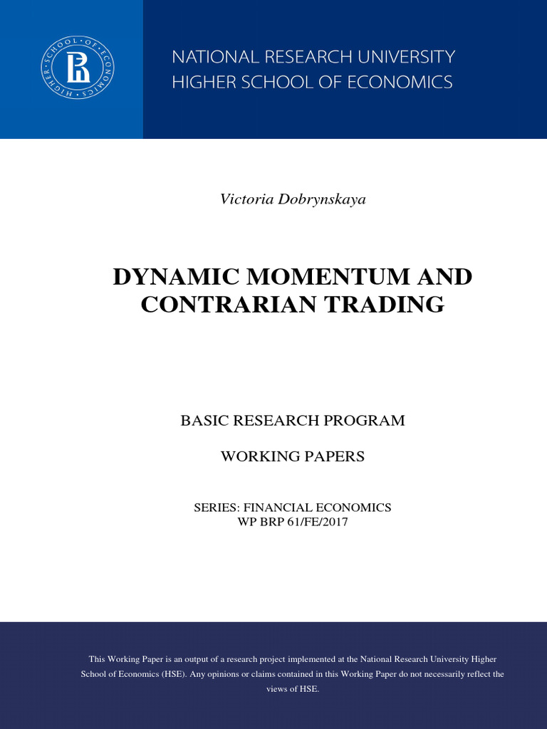 Dynamic Momentum and Contrarian Trading Strategy | PDF | Beta (Finance ...