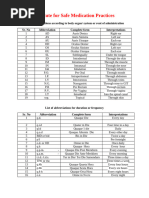 SIG Code Abbreviations | PDF | Pharmacology | Pharmacy