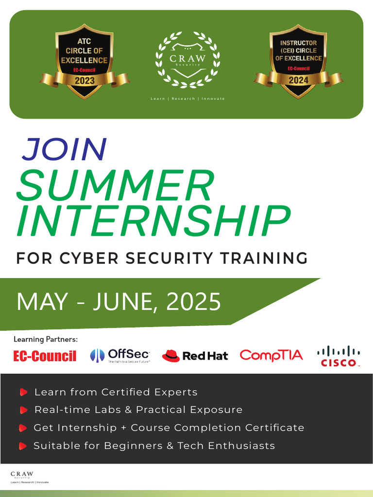 Summer Training Brochure | PDF | Security | Computer Security